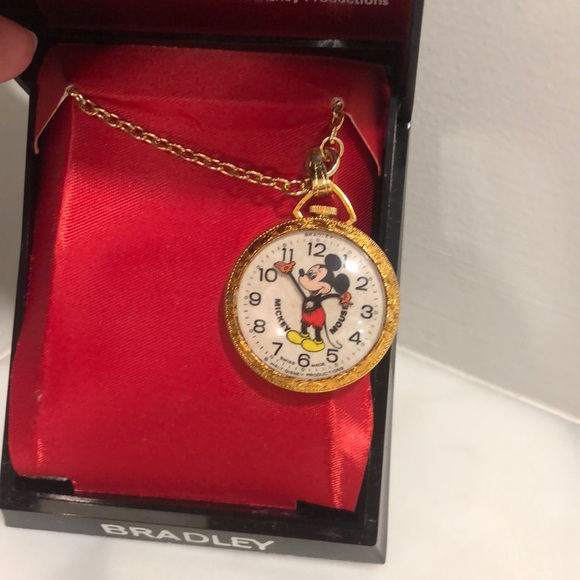 bradley | Accessories | Vintage Mickey Mouse Pocket Watch | Poshmark